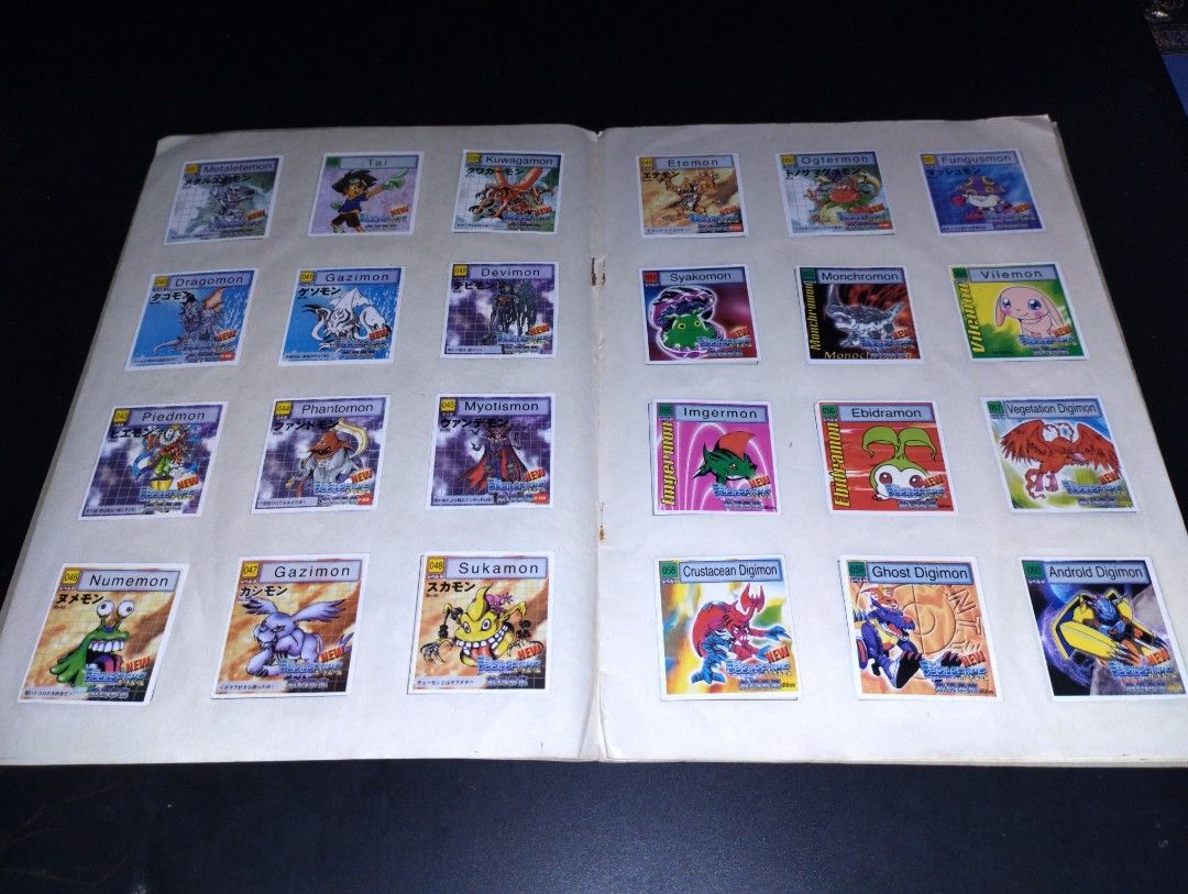 Vintage Childhood Digimon Sticker Book (Buku Sticker Digimon Vintage ...