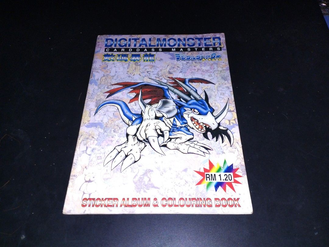 Vintage Childhood Digimon Sticker Book (Buku Sticker Digimon Vintage ...