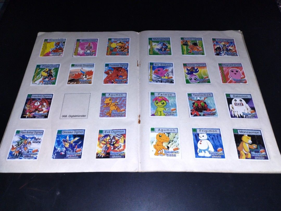 Vintage Childhood Digimon Sticker Book (Buku Sticker Digimon Vintage ...
