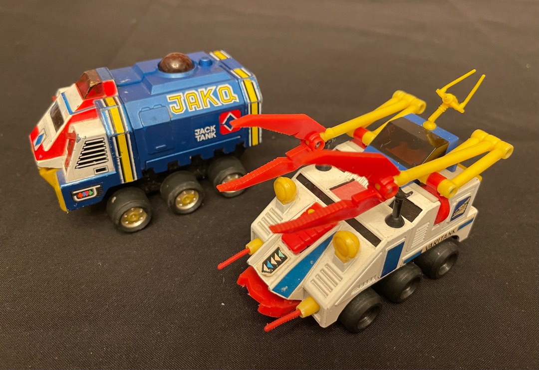 Vintage Popy Goranger Varitank and Jack Q Tank Die-Cast toy set Sentai ...