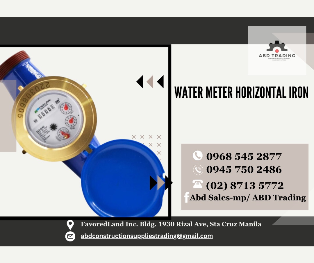 WATER METER VERTICAL IRON, Commercial & Industrial, Construction Tools ...