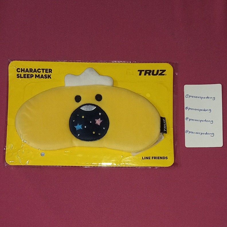 WTS TRUZ PODONG PEN SLEEPMASK STANDEE LINE FRIENDS TREASURE JUNGHWAN ...