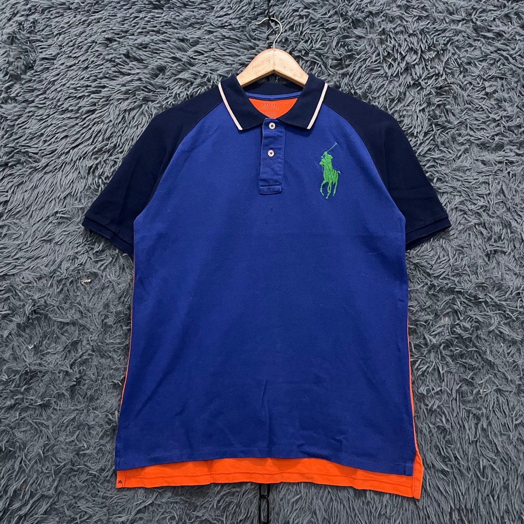 Youth PRL with backhit spellout big pony, Men's Fashion, Tops & Sets ...