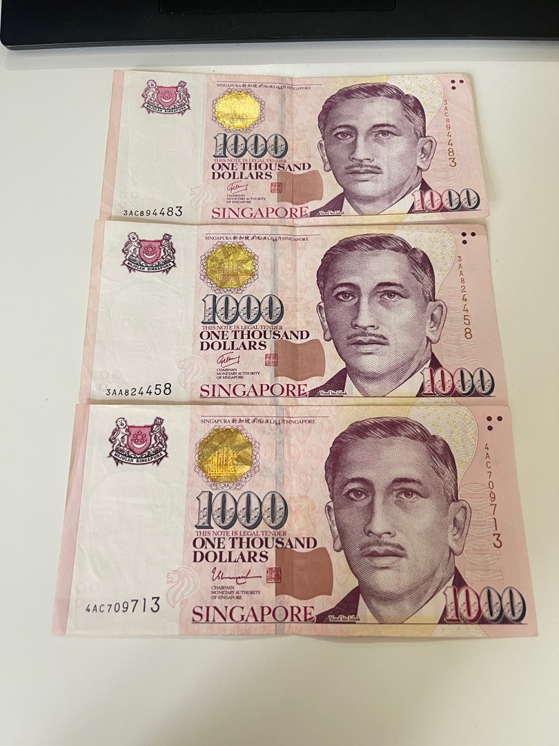 $1000 note FCFS, Hobbies & Toys, Memorabilia & Collectibles, Currency ...