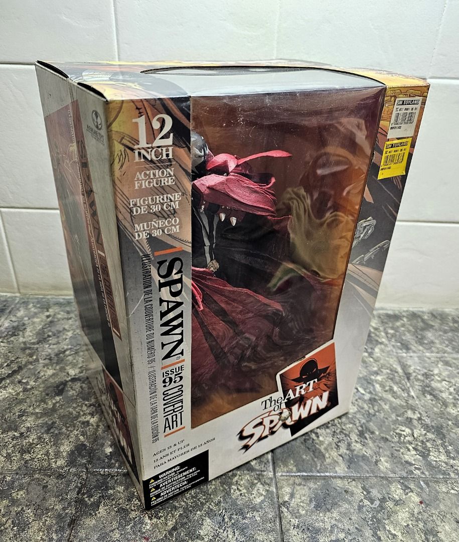 12" SPAWN - 2005 McFarlane Toys The Art of Spawn Issue 95 Cover Art i.095 Action Figure, Hobbies ...