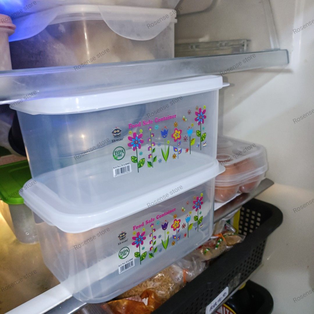 1624mL Clear Food Container Transparent Plastic Container with Air ...