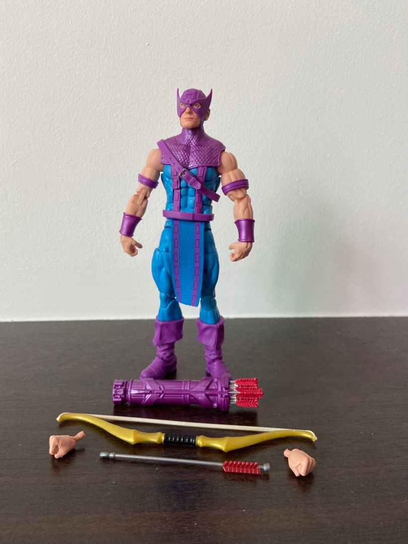 6” Marvel Legends Avengers HawkEye Archer Hawk Eye Avenger West Coast ...
