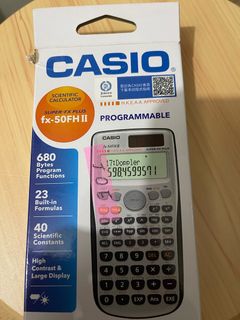 不議價，限觀塘面交，有post就有貨，casio fx-3650 計數機 dse calculator 卡西歐 卡西欧 計算機 多功能科學函數 ...