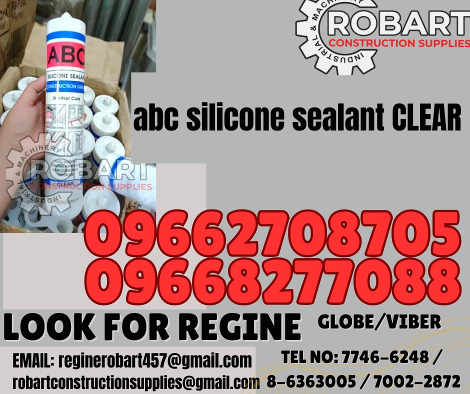 abc silicone sealant CLEAR, Commercial & Industrial, Construction Tools ...