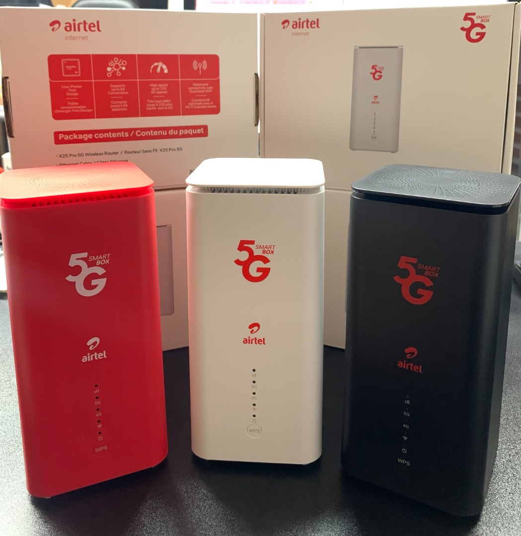 Airtel ZLT X25 PRO 4.67Gbps 5G 4G+ Wi-Fi 6 AX1800 (CANT MODIFY) UNLOCKED 5G Wireless Gateway ...