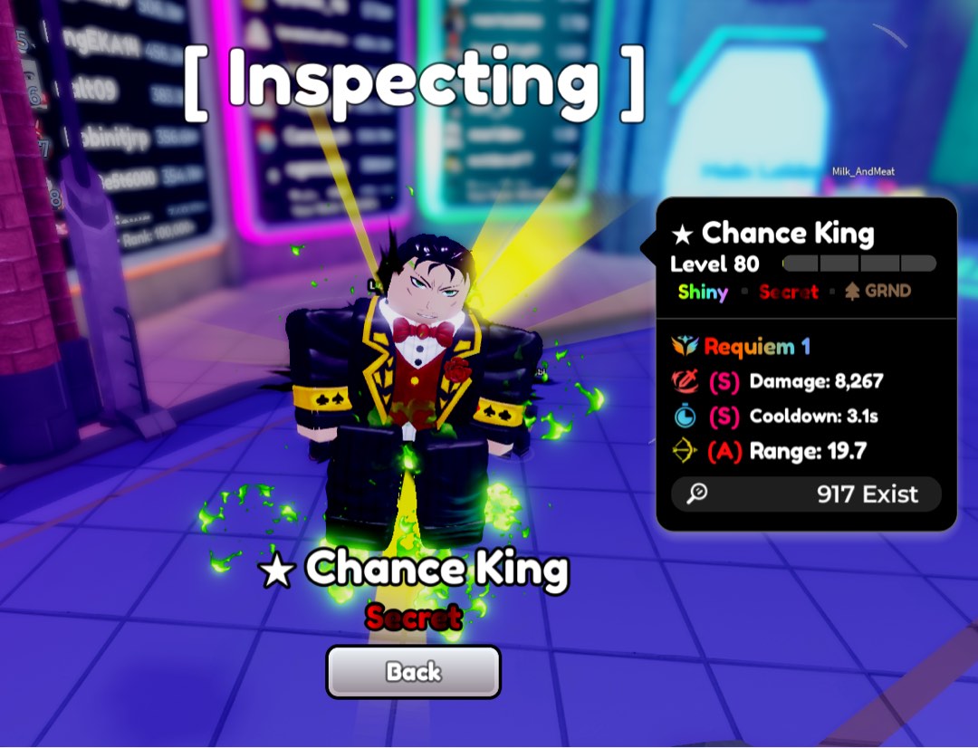 [Anime Defenders] Requim Shiny Chance King lvl 80, Video Gaming, Gaming ...