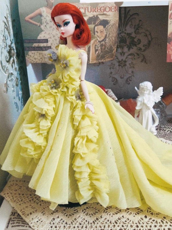 Barbie gala gown replica, Hobbies & Toys, Toys & Games on Carousell