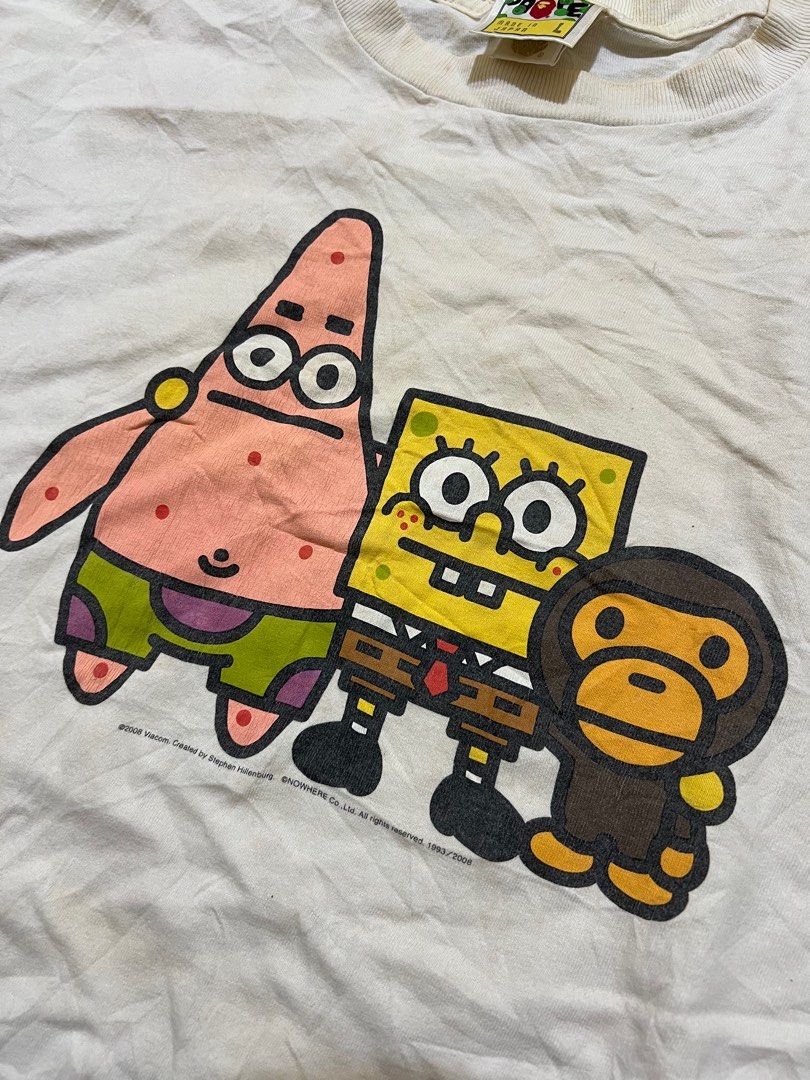 Bathing ape spongebob, Men's Fashion, Tops & Sets, Tshirts & Polo ...