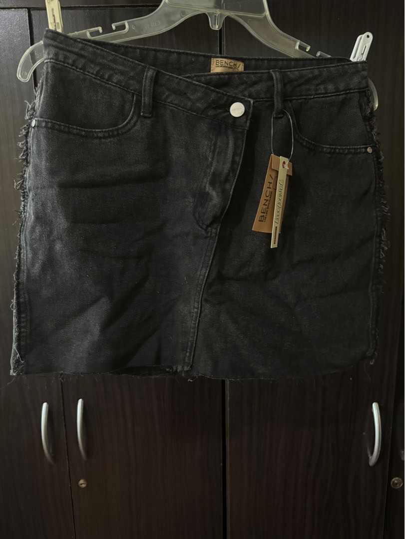 Bench Black Denim Mini Skirt, Women's Fashion, Bottoms, Skirts on Carousell