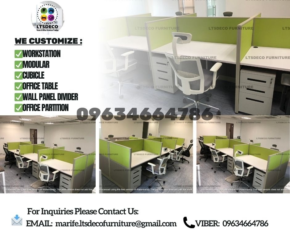 BPO CALL CENTER TABLE OFFICE PARTITION WORKSTATION FF, Furniture & Home ...