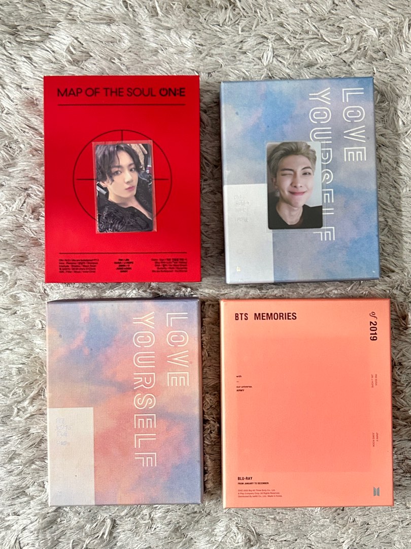BTS DVDs : MAP OF THE SOUL ON:E, LY EUROPE, LY SEOUL, MEMORIES 2019, Hobbies & Toys ...
