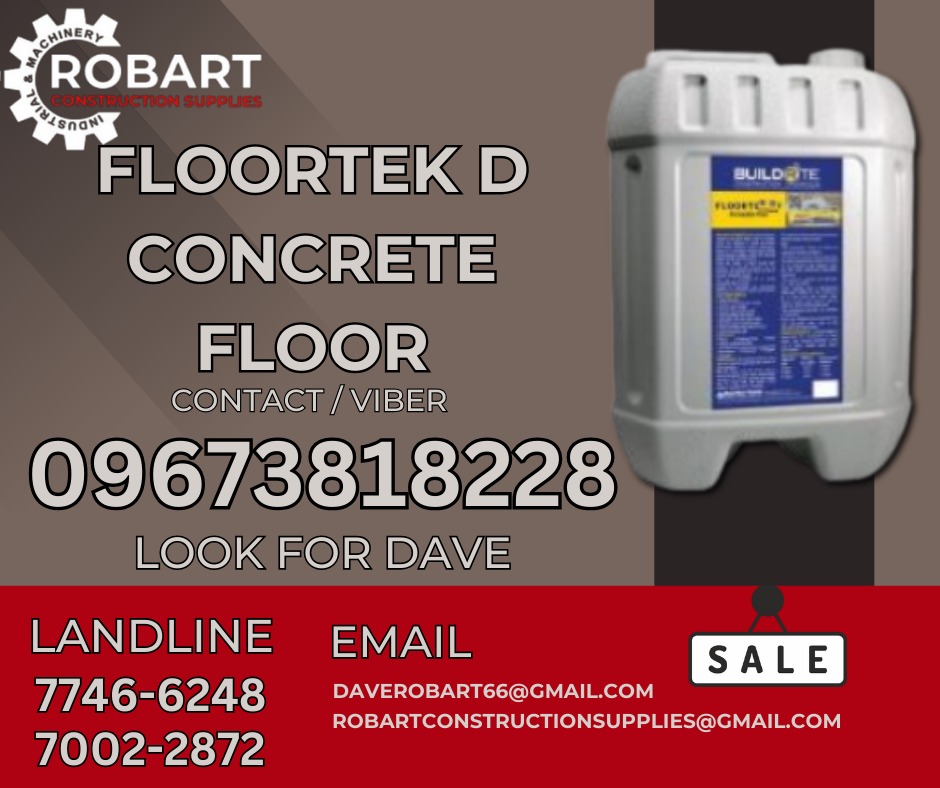 BUILDRITE FLOORTEK D CONCRETE FLOOR, Commercial & Industrial ...