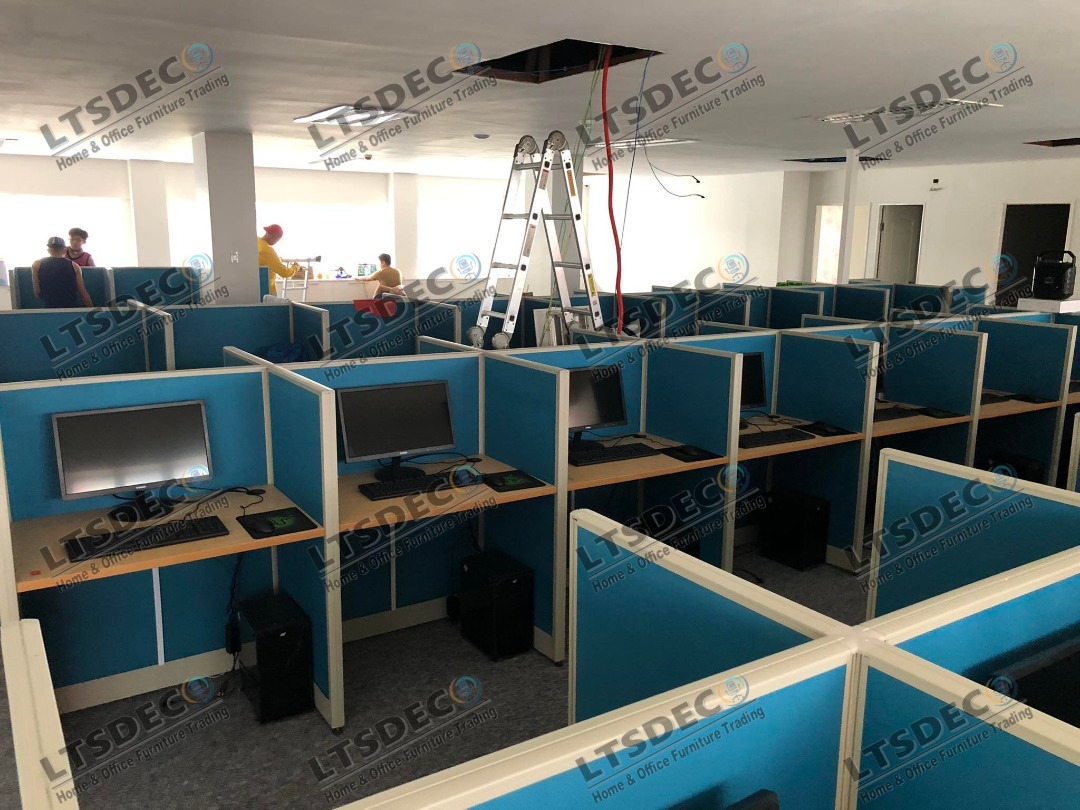 call center workstation cubicle tables office partition, Furniture ...