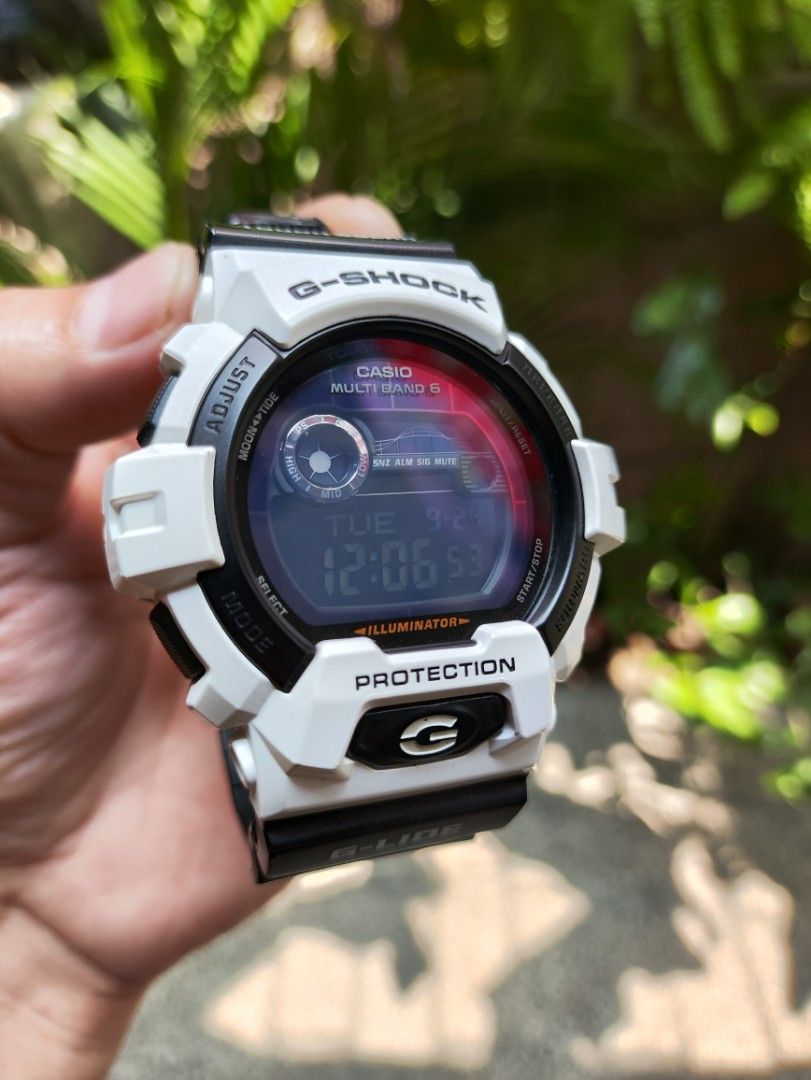 Casio G-Shock 3269 Tough SOLAR GR-8900A Digital White Watch - PANDA ...