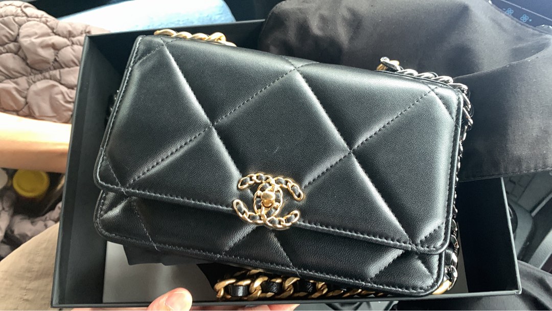 Chanel c19 woc, Luxury, Bags & Wallets on Carousell