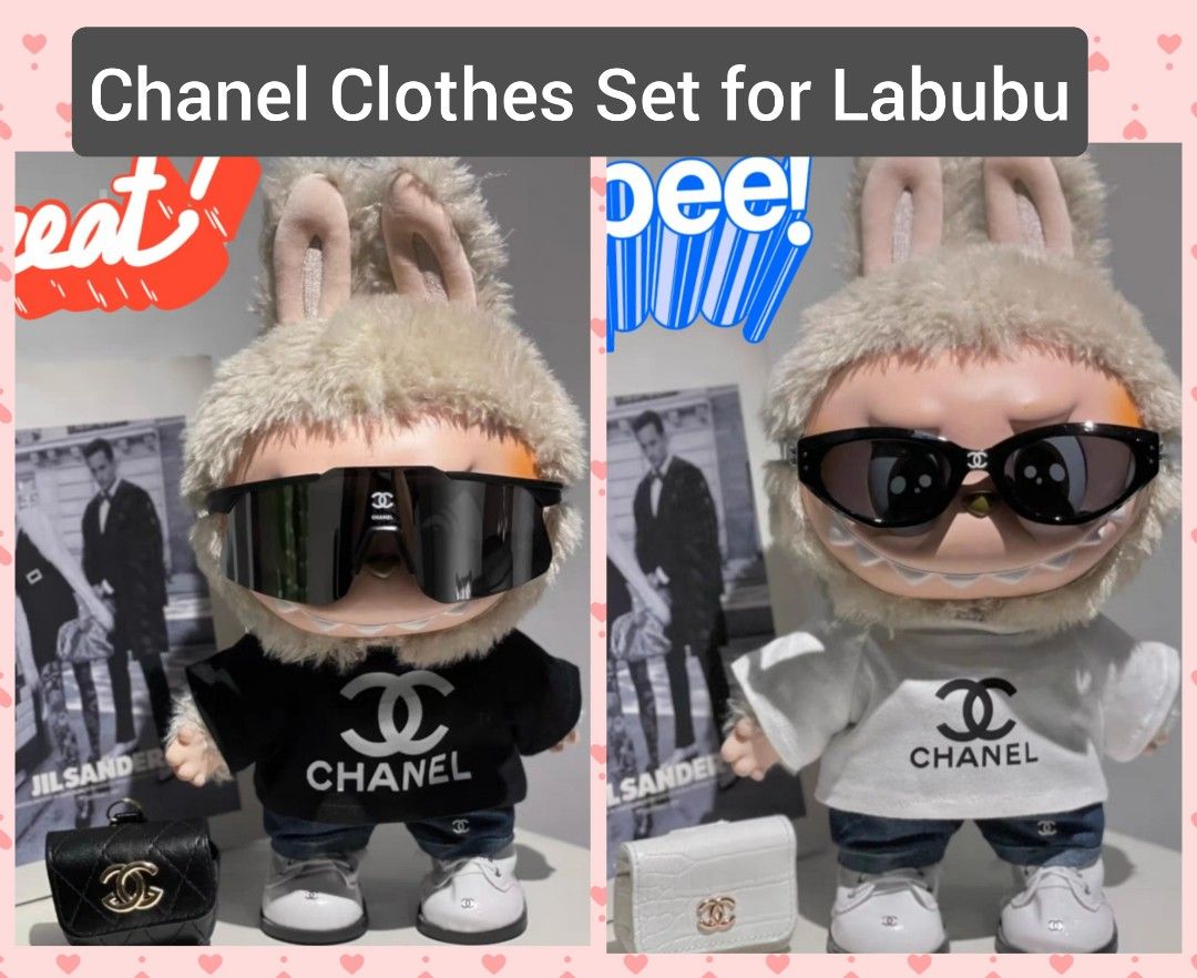 Chanel Clothes Set for Labubu, Hobbies & Toys, Toys & Games on Carousell