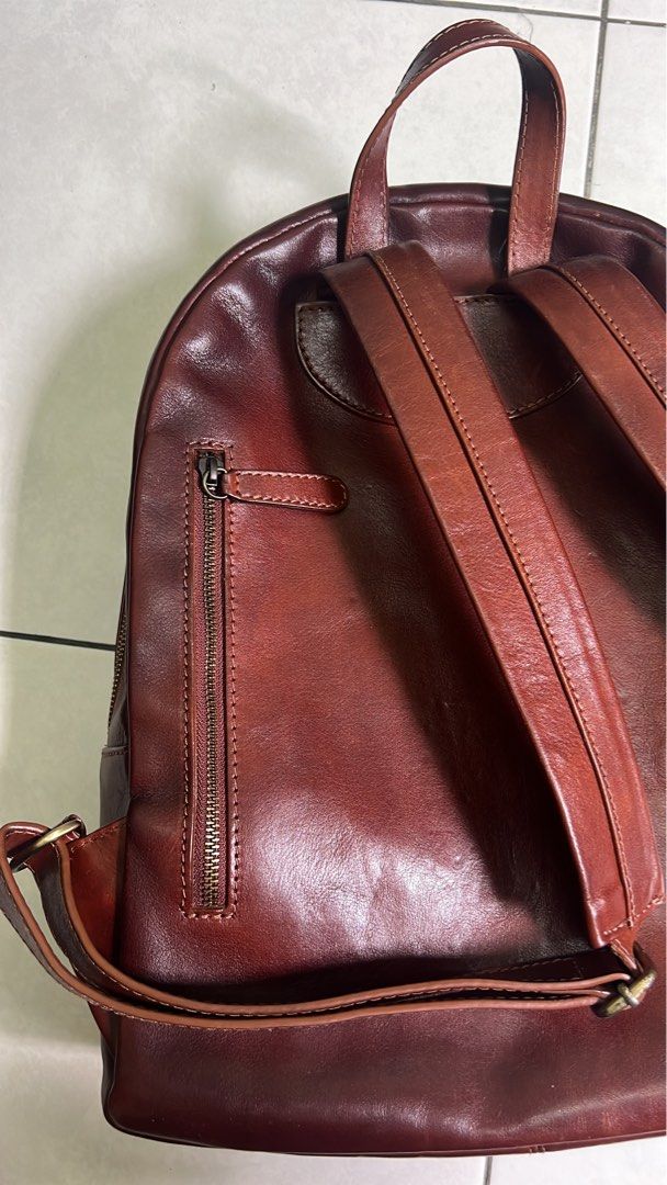 Charles Berkeley Leather Begpack, Luxury, Bags & Wallets on Carousell