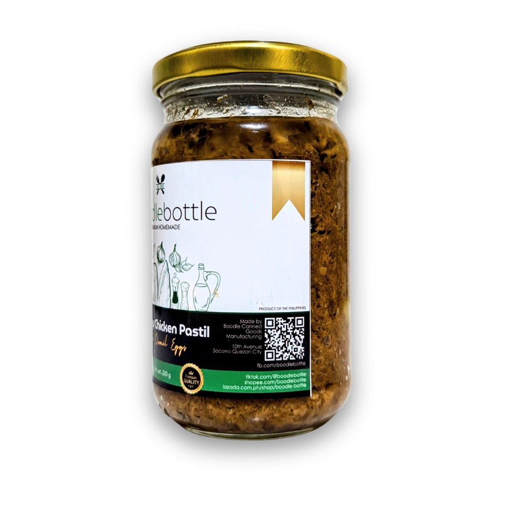 Chicken Adobo Pastil with Quail Eggs by Boodle Bottle 220g, Food ...