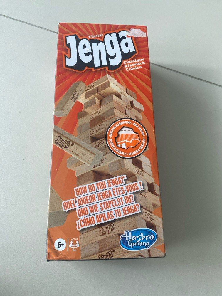 Classic Jenga block, Hobbies & Toys, Toys & Games on Carousell