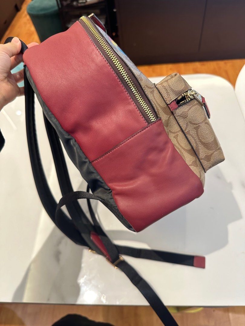 COACH Medium Charlie Backpack In Signature Canvas With Graffiti, Women ...