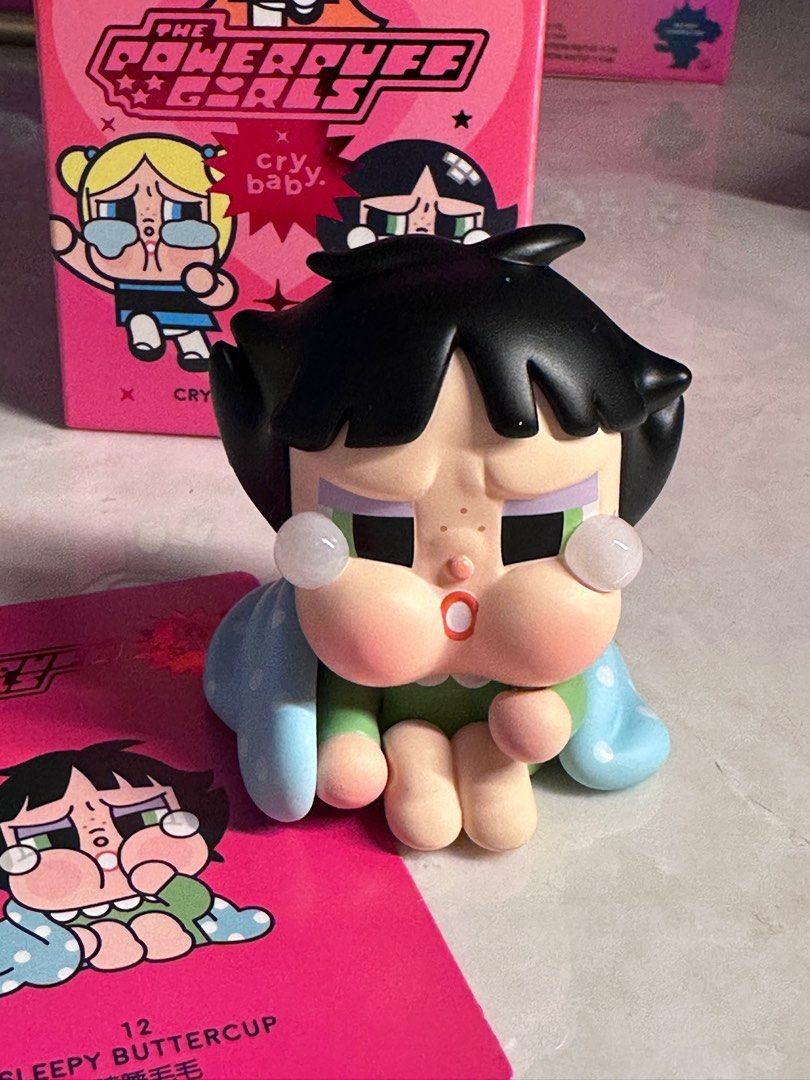CRYBABY x Powerpuff Girls Series Figures - Sleep Buttercup, Hobbies ...