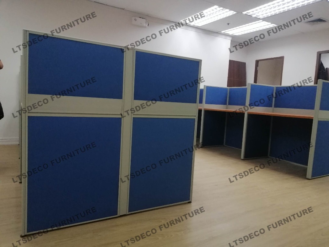 Customized bpo system workstation cubicles office partition furnitures ...