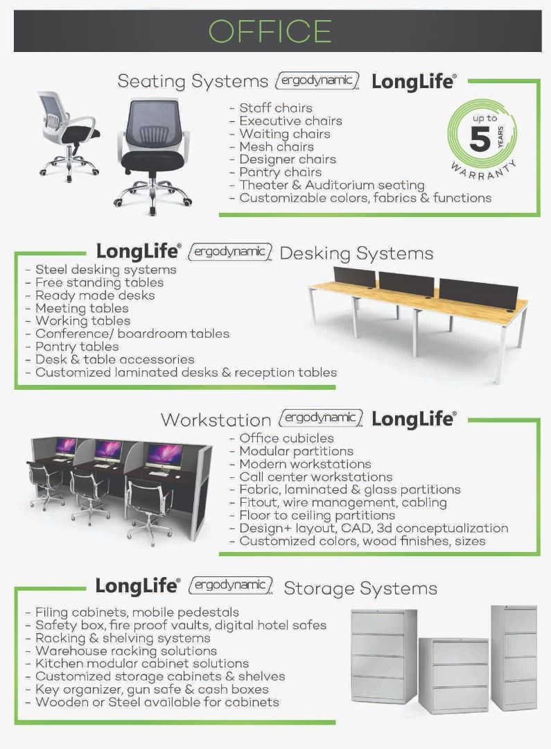 Ergodynamic CMJA02-2318R 2.3 m Executive desk, with fixed Right Hand ...