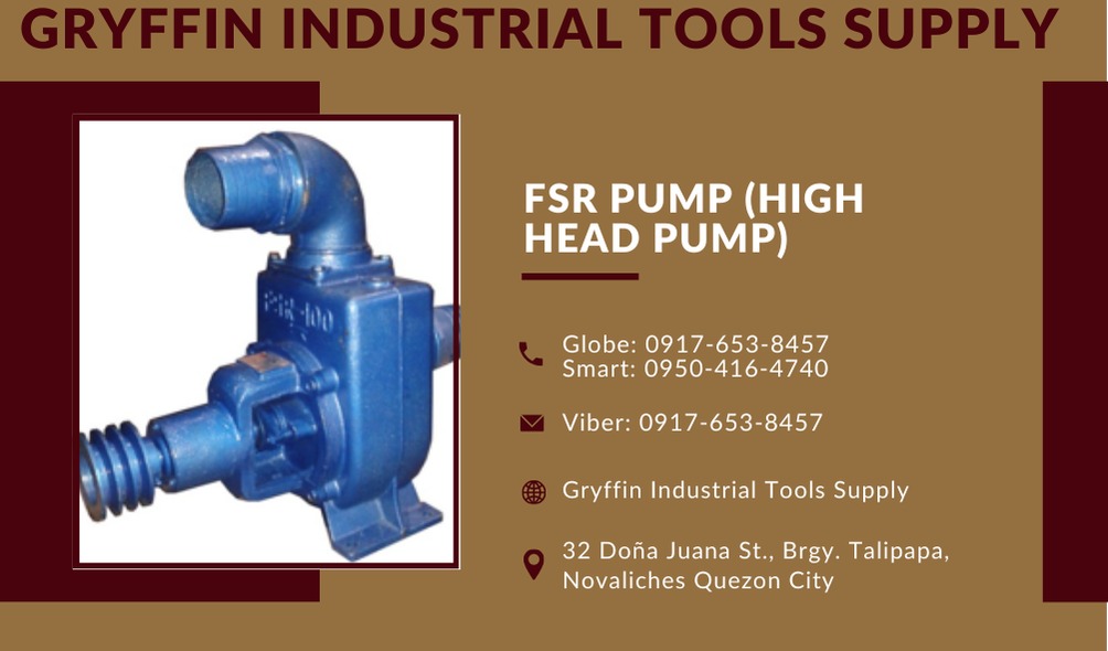 FSR PUMP (HIGH HEAD PUMP), Commercial & Industrial, Industrial ...