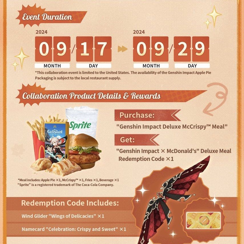 Genshin Impact x McDonald's codes, Hobbies & Toys, Memorabilia & Collectibles, Fan Merchandise ...