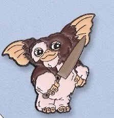 Gizmo Gremlins Mogwai Holding a knife 80s Iconic Memorabilia ...