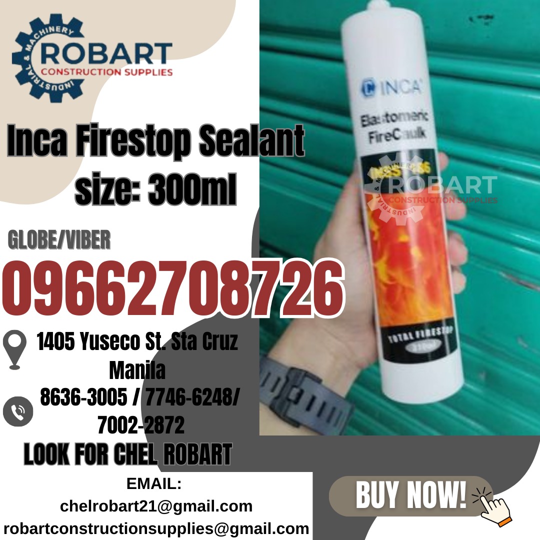 INCA FIRESTOP SEALANT, Commercial & Industrial, Construction Tools ...