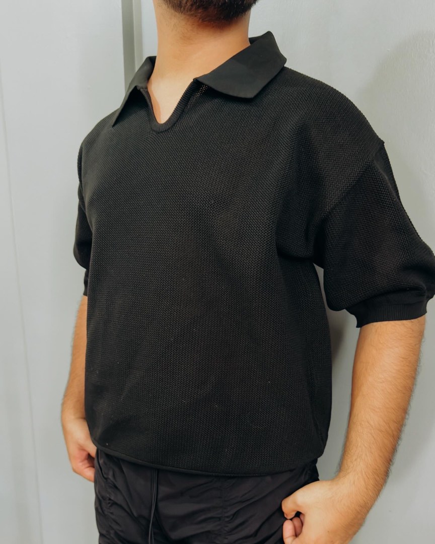 Japanese polo shirt L, Men's Fashion, Tops & Sets, Tshirts & Polo ...