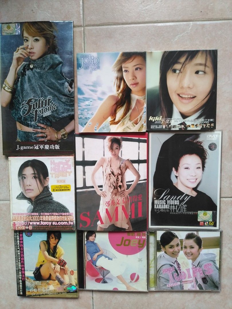 Jolin Tsai, Kiki Ting, Tarcy Su, Sammi Cheng, Sandy Lam (DVD), Vivian Hsu, Joey Yung & Twins CD ...