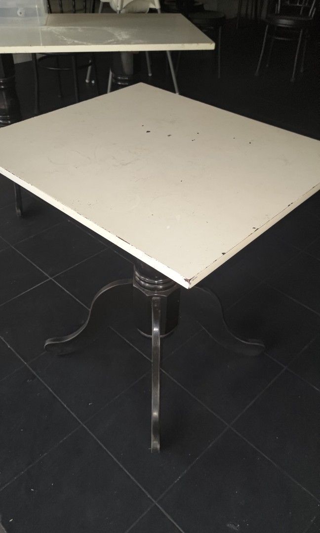 Kopitiam Wood Table 2nd, Furniture & Home Living, Furniture, Tables ...