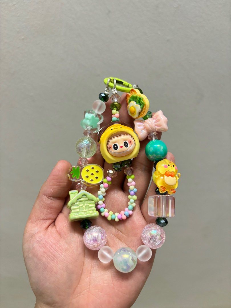 LABUBU ( PHONE STRAPS ), Hobbies & Toys, Stationery & Craft, Handmade ...