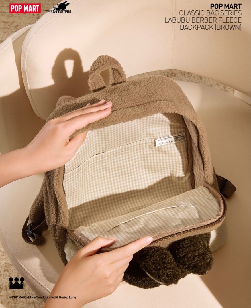 LABUBU CLASSIC BAG SERIES POPMART LABUBU PLUSH (TOTE BAG , BERBER ...