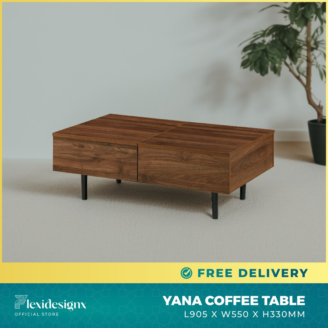 Solid Durable Coffee Table - Wooden Coffee Table SINGAPORE YANA- (FREE ...
