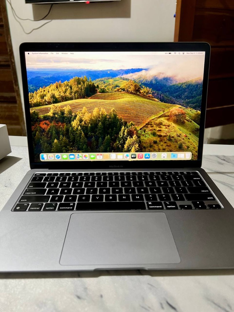 Macbook Air 2020 13inch 256GB 8GB RAM M1 84 cycle count, Computers & Tech, Laptops & Notebooks ...