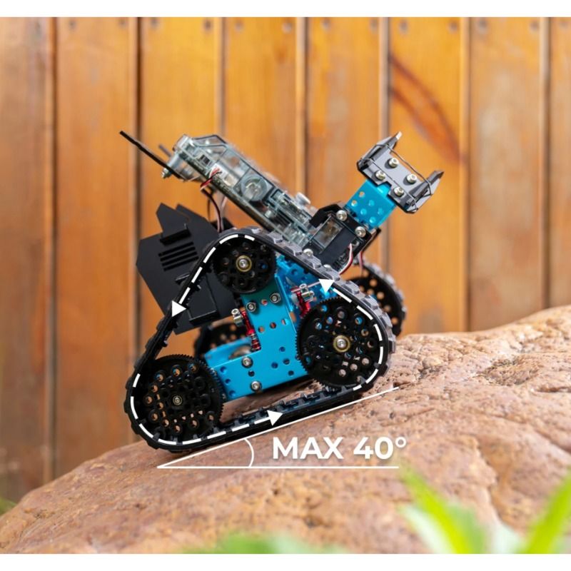 Makeblock mBot2 Rover Robotics Kit: Kid's Interactive Emo Robot for Coding Learning and Outdoor ...