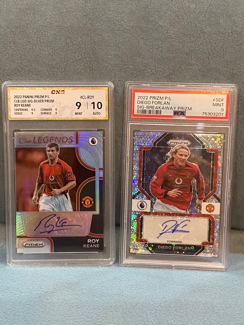 MANCHESTER UNITED - LOT AUTOGRAPH PRIZM SOCCER CARD & PROJECT22 ...