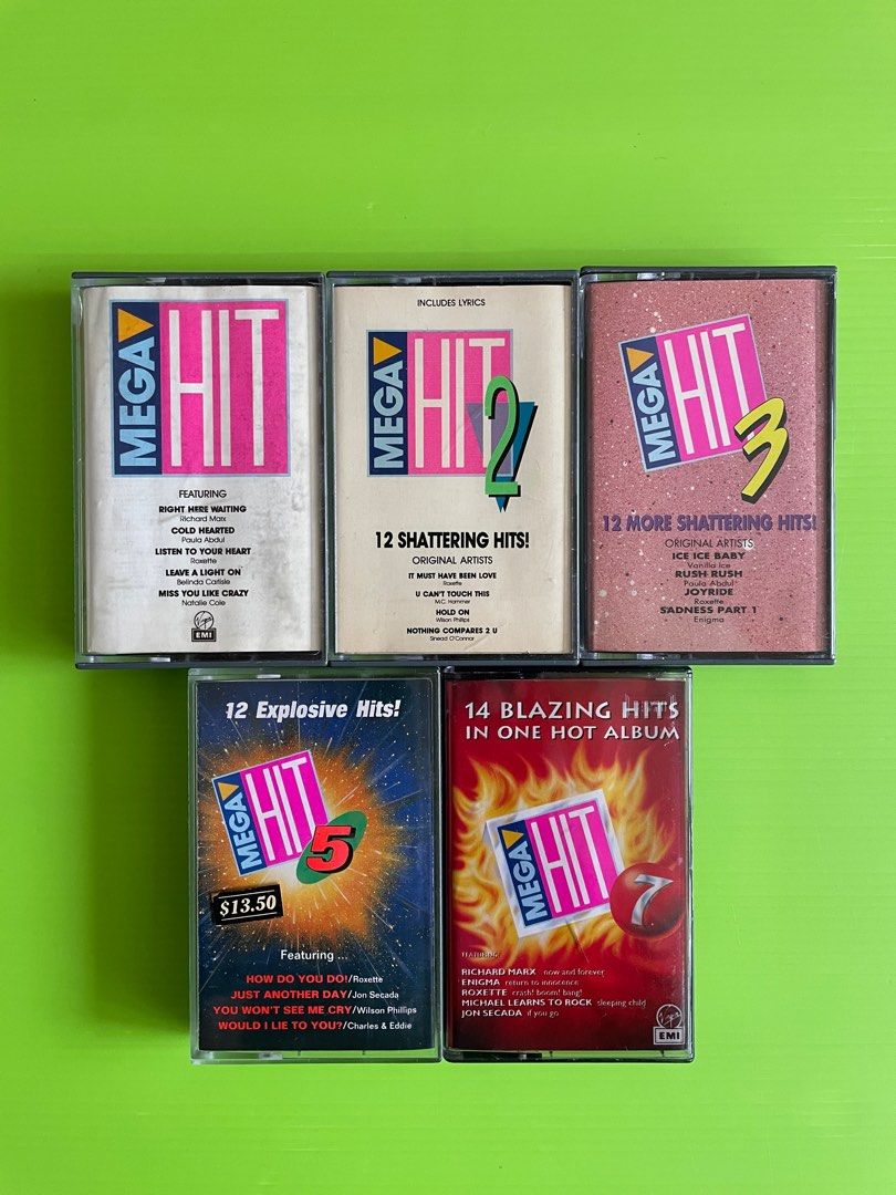 Megahit 1 2 3 5 7 Kaset Cassette, Hobbies & Toys, Music & Media, CDs ...