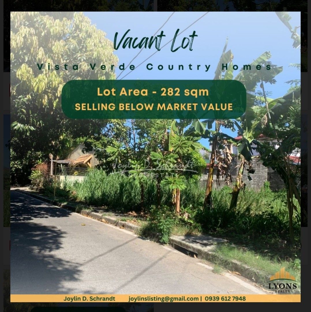 High ground Metro Manila Lot ,Cainta Vista Verde County Homes, Property ...