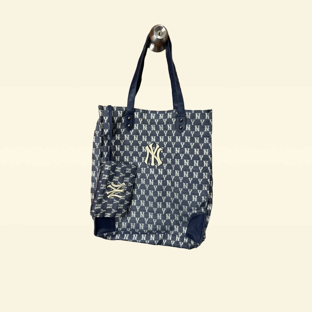 MLB Monogram New York Yankees Logo Tote Bag with Purse, Luxury, Bags ...