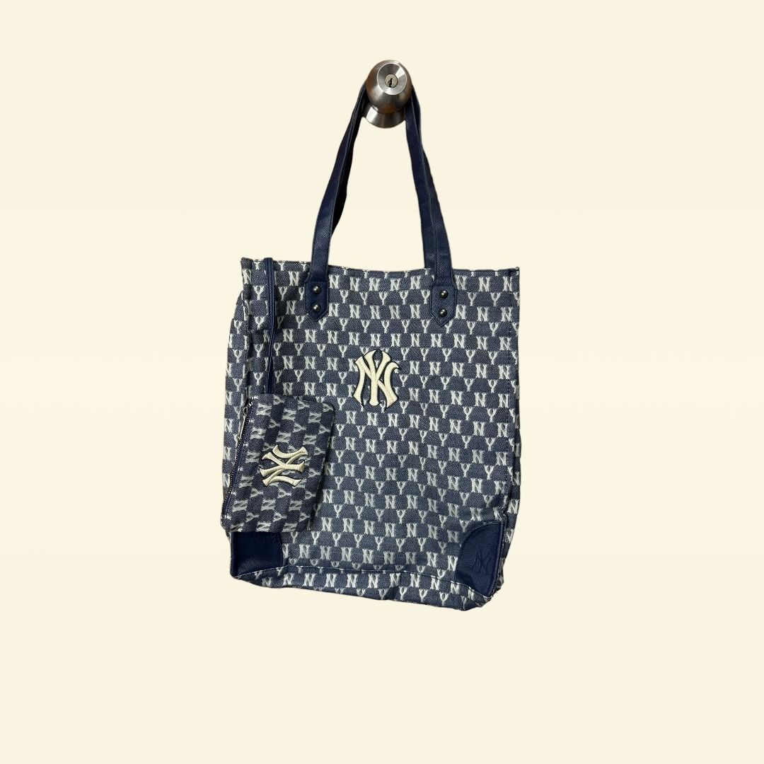 MLB Monogram New York Yankees Logo Tote Bag with Purse, Luxury, Bags ...