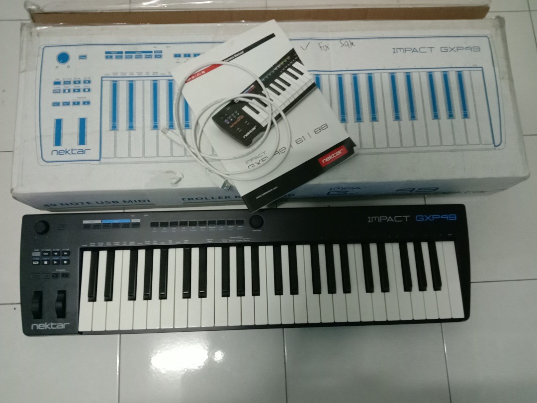 Nektar Impact GXP49 USB MIDI Controller Keyboard, Hobbies & Toys, Music ...
